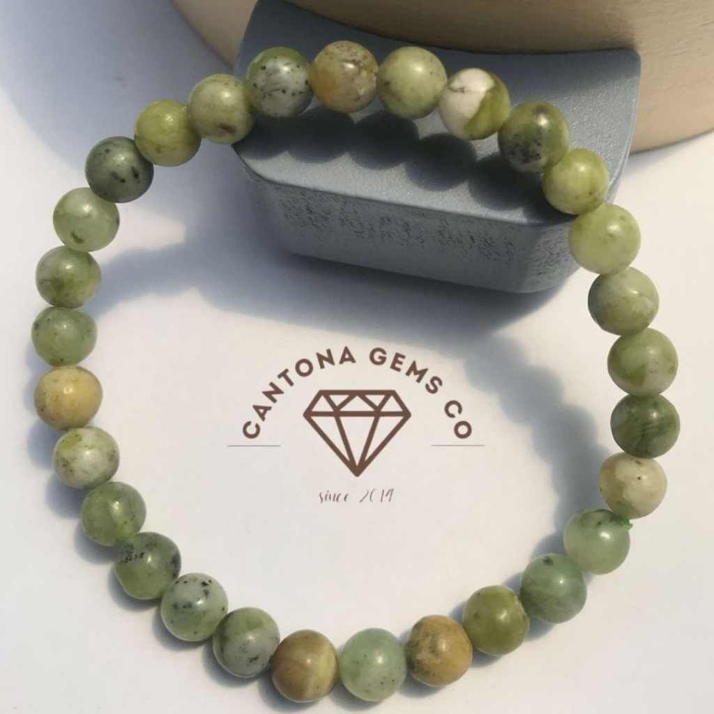 Jual Gelang batu alam Lemon King Medicine Serpentine Jade 6mm | Shopee ...