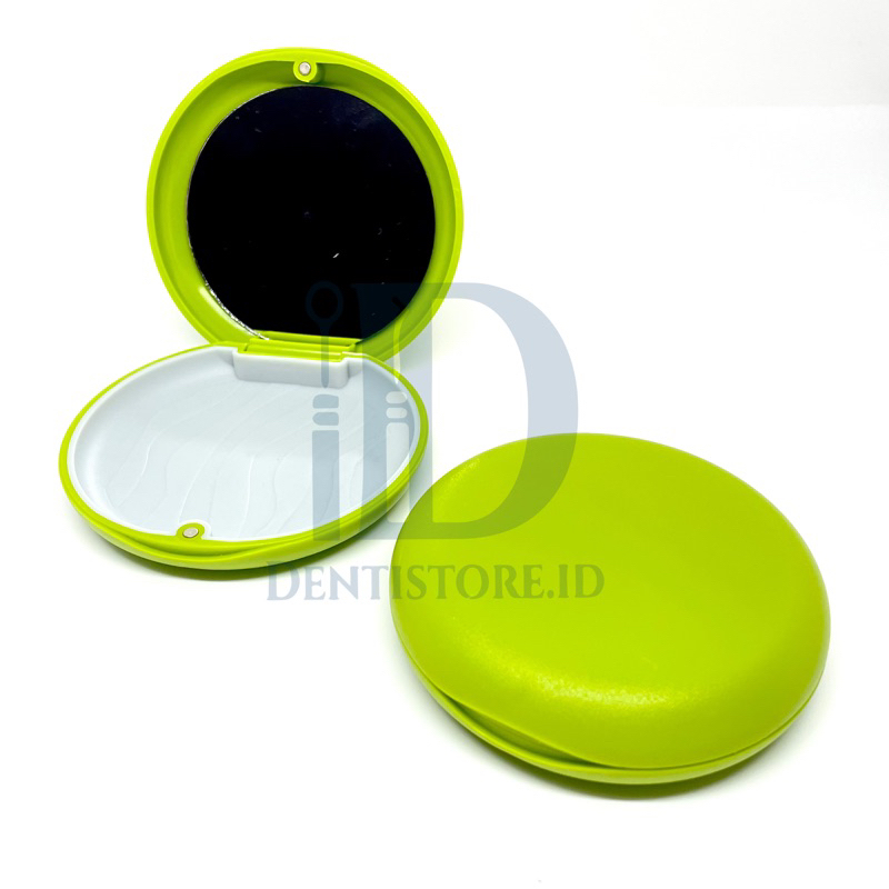 Jual Denture Box Invisalign With Mirror Tempat Retainer Gigi Kawat ...