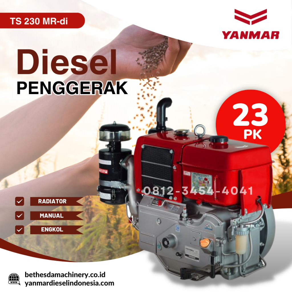 Jual Mesin TS 230 MR-di Diesel Solar Yanmar TS Series 23 PK / 23hp | Shopee Indonesia