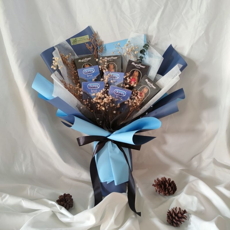 Jual Bouquet paket wedding/buket kondom durex / bridal bouquet | Shopee ...
