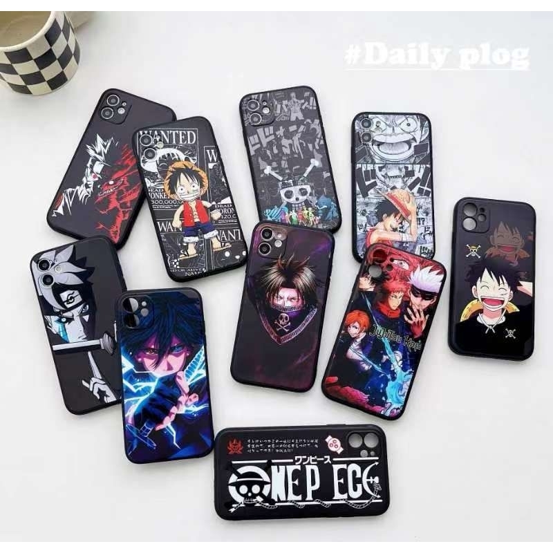 Jual 132 SILICON CASE SOFTCASE HP ONE PIECE RED/SAM/VIV/iPH/INF ...