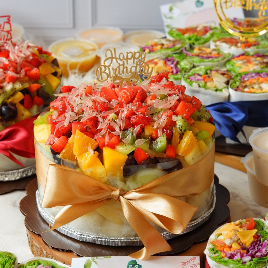 Jual Mixed Fruit Salad Cake - Regular Size - Instant Bike - READY IN 3 ...