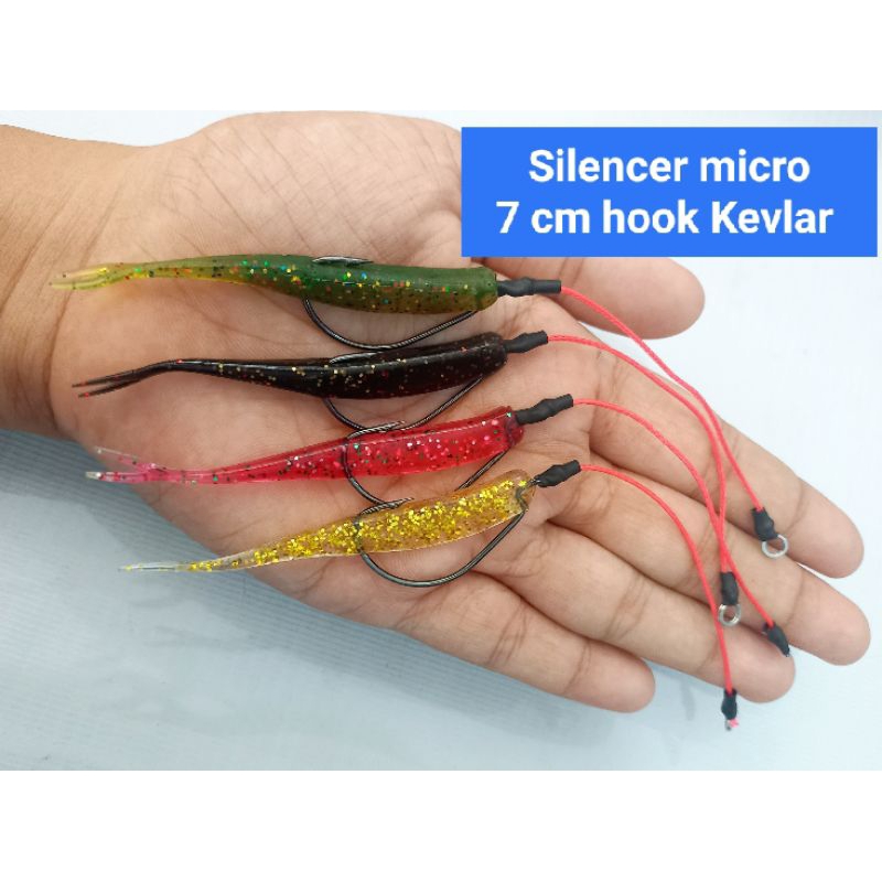 Jual Silencer micro 7 cm hook Kevlar satuan | Shopee Indonesia