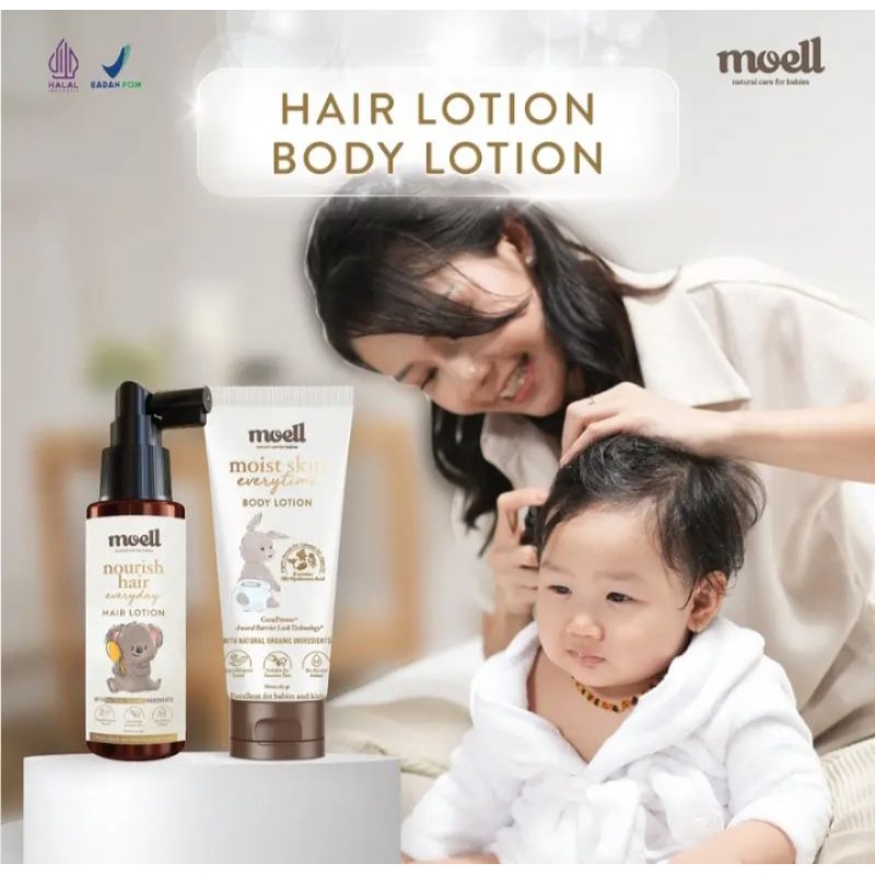 Jual Moell Moist Skin Everytime 185gr Body lotion bayi | Hair lotion ...