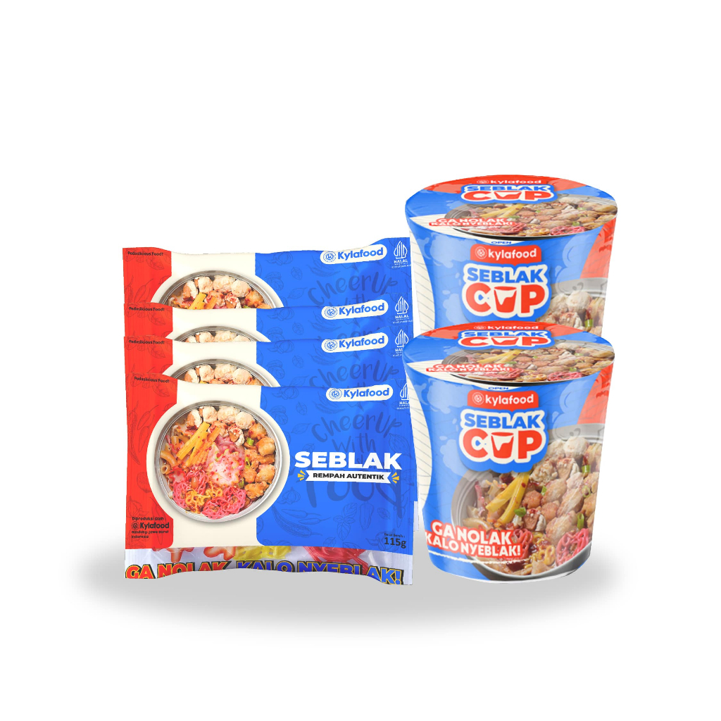 Jual Kylafood paket Paket 2 Seblak cup + 4 Seblak Rempah autentik ...