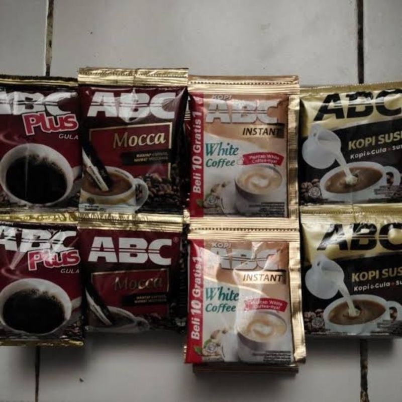 Jual ABC Kopi All Varian sachet renceng | Shopee Indonesia