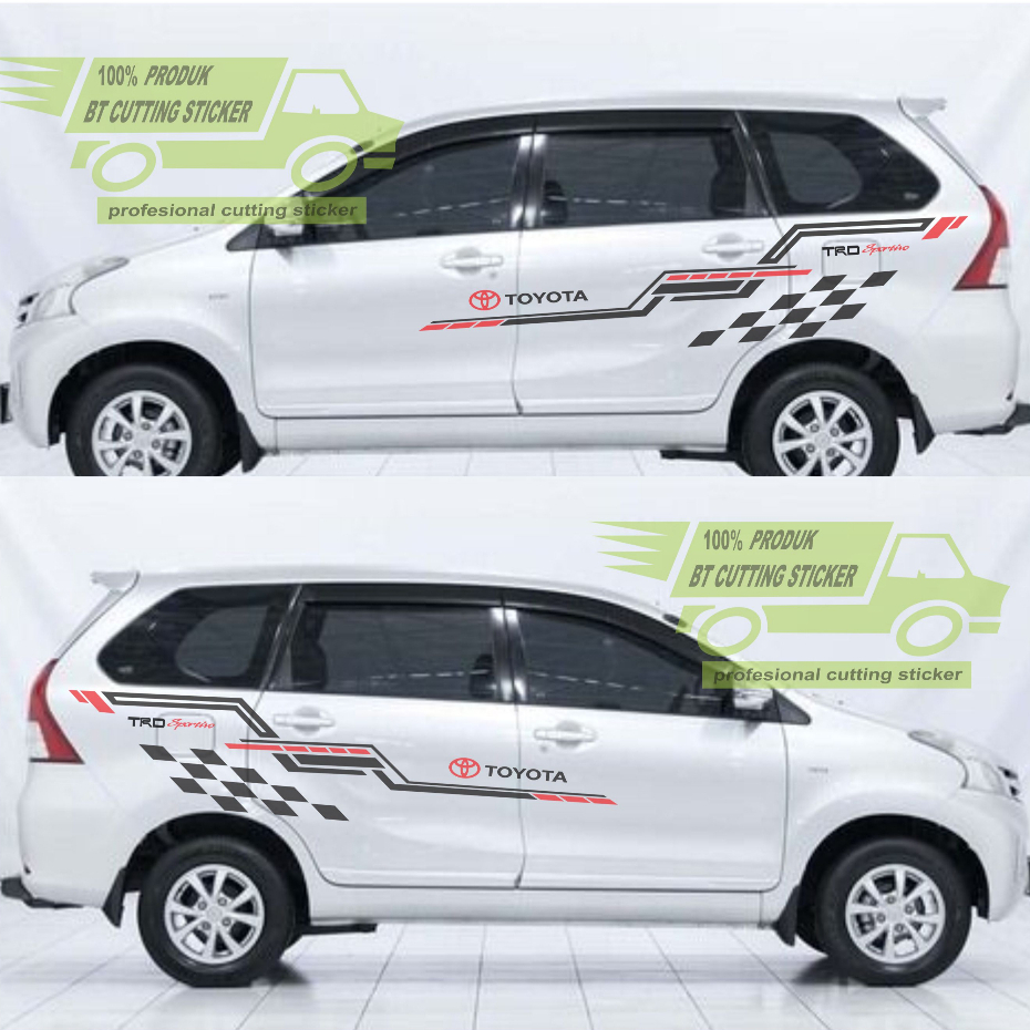 Jual AV21 Stiker avanza stiker list mobil avanza terbaru sticker mobil ...