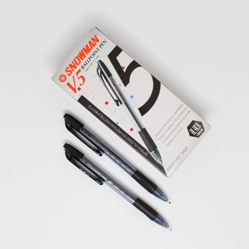 Jual BOLPOINT BOLPOIN PEN PULPEN SNOWMAN V5 / PULPEN MURAH | Shopee ...