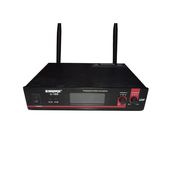 Jual SHURE U-180 Receiver wireles microphone Box Mini Cocok untuk Power ...