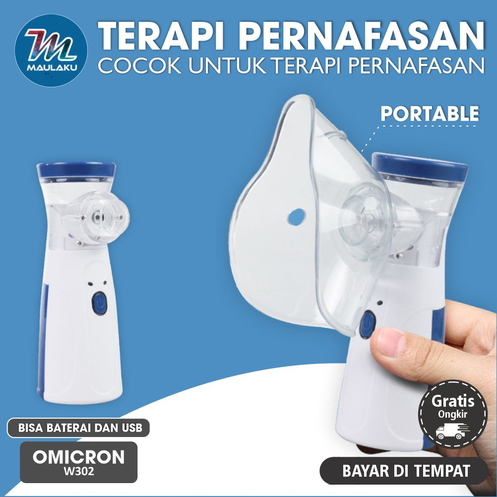 Jual Alat Terapi Pernapasan Handheld Inhaler Nebulizer Machine Battery Portable | Shopee Indonesia