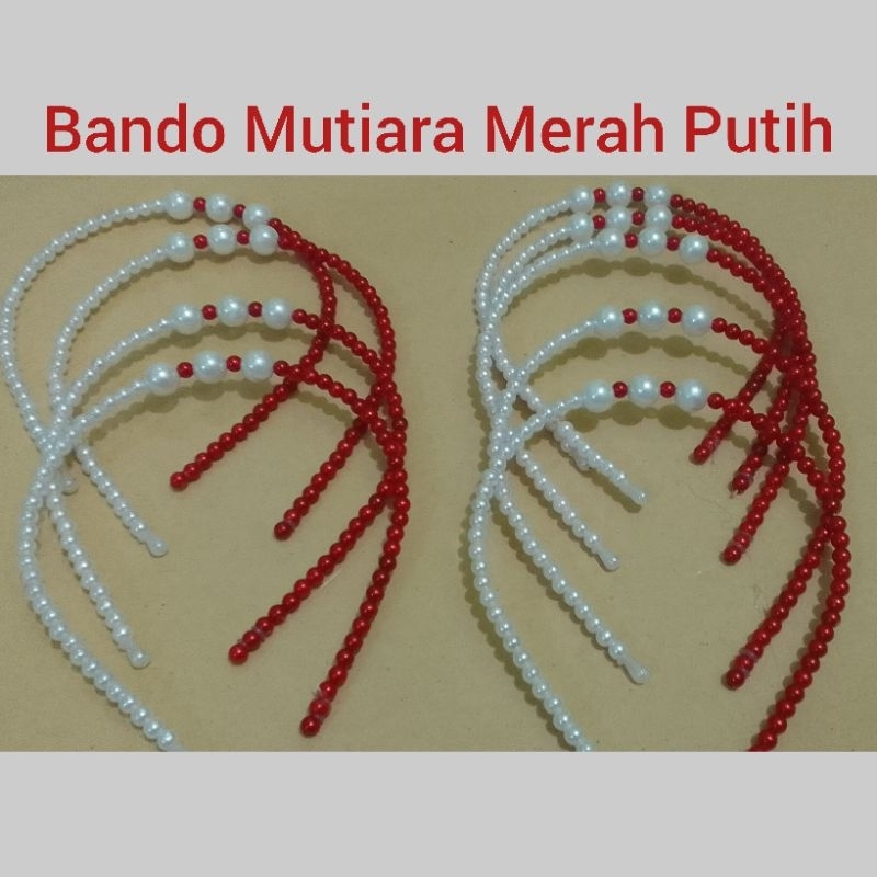 Jual BANDO MUTIARA MERAH PUTIH | Shopee Indonesia