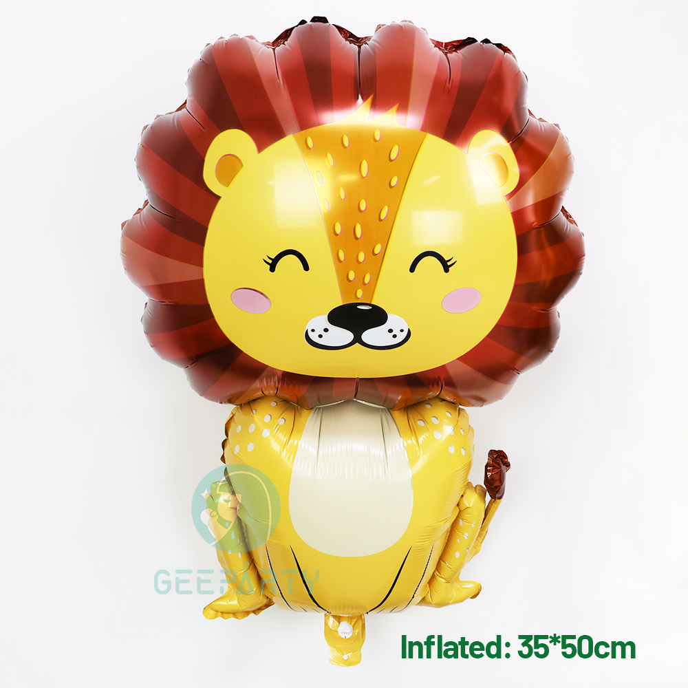 Jual Besar Balon Foil Hewan Kartun Lucu Jerapah Gajah Monyet Balon ...