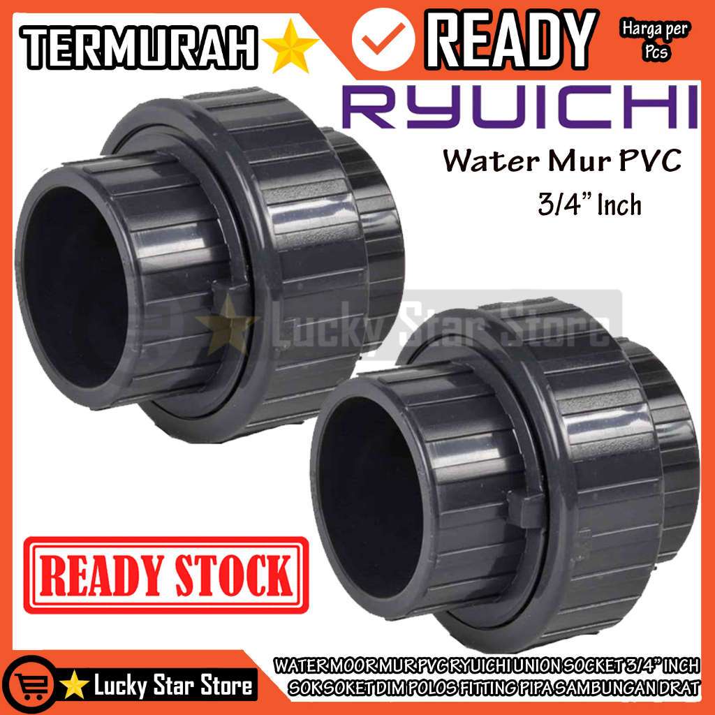 Jual WATER MOOR MUR UNION SOCKET RYUICHI 3/4”INCH SOK SOKET DIM POLOS ...