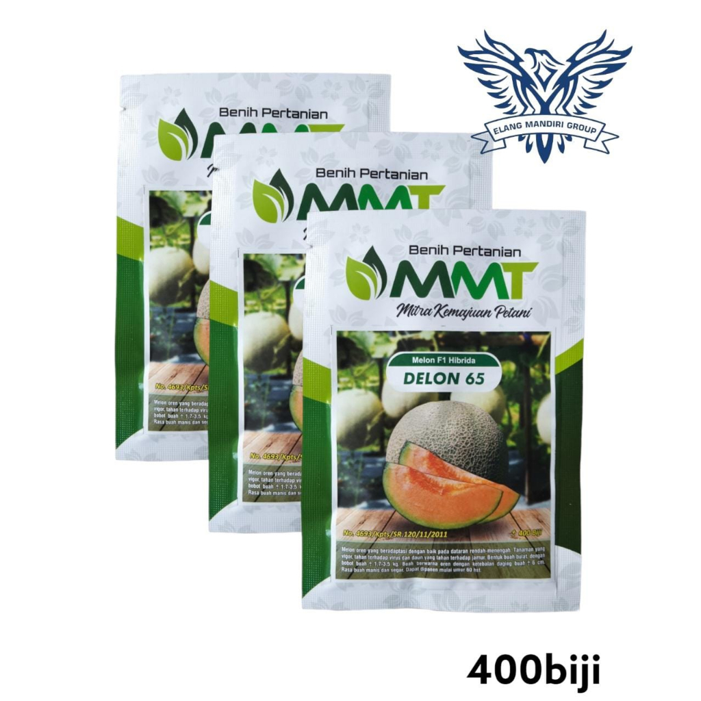 Jual Delon 65 10gr / 400biji Benih Melon Oren Merdeka Tani Kemas F1 ...