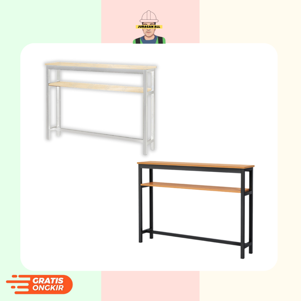 Jual MEJA KONSOL/MEJA KONSUL/RAK SOFA PERSEGI/MEJA CONSOLE MINIMALIS ...