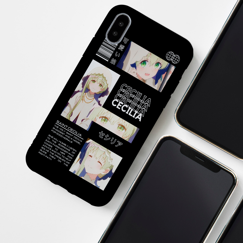 Jual Custom Case Casing Anime Saint Cecilia / Casing HP Anime Shiro ...