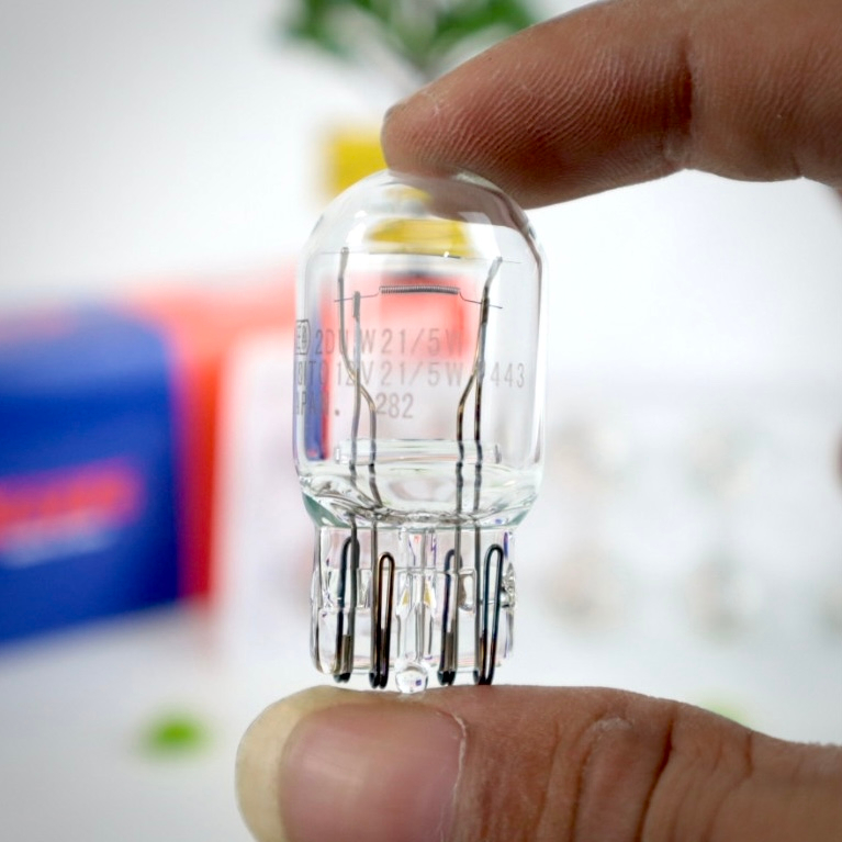 Jual Koito W21/5W 12 Volt 21/5 Watt 1891 Bohlam T20 Tancap Kaki 2 Besar Lampu Rem Stop Mobil ...