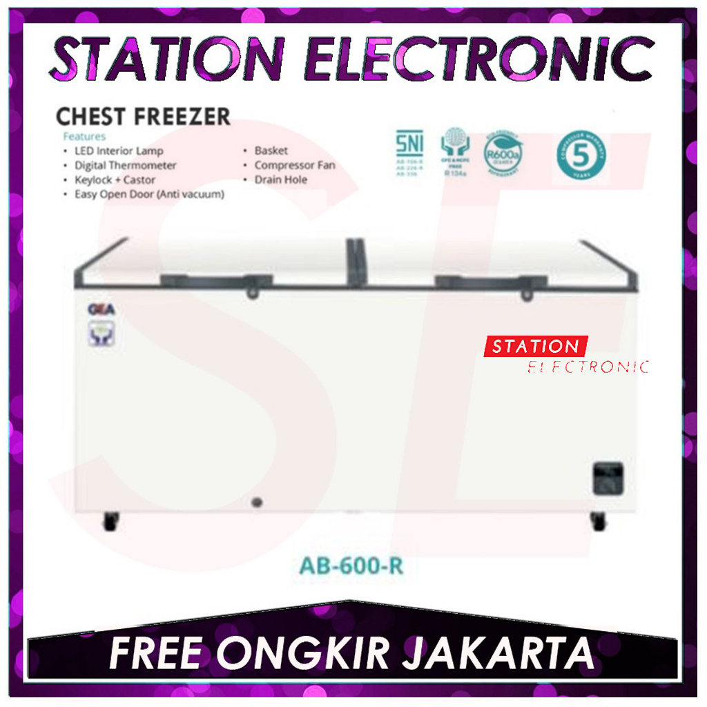 Jual Freezer Box GEA AB-600R / AB 600 R / AB600 Chest Freezer 500 L ...