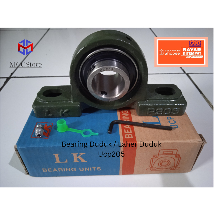 Jual LK Pillow Block Bearing UCP205 Laher Duduk | Shopee Indonesia