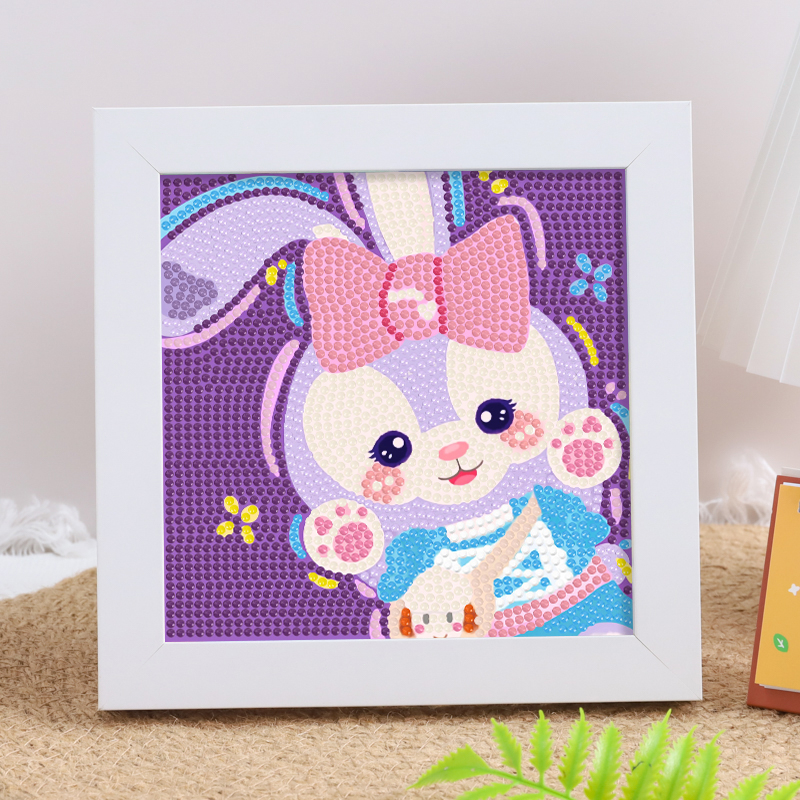 Jual Sanrio Round frame Diamondpainting set lengkap diy + Bingkai foto ...