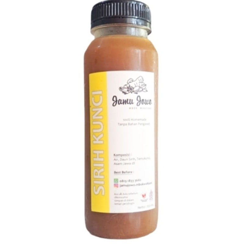 Jual Jamu Sirih Kunci Botolan 250 mL (gojek & grab only) | Shopee Indonesia
