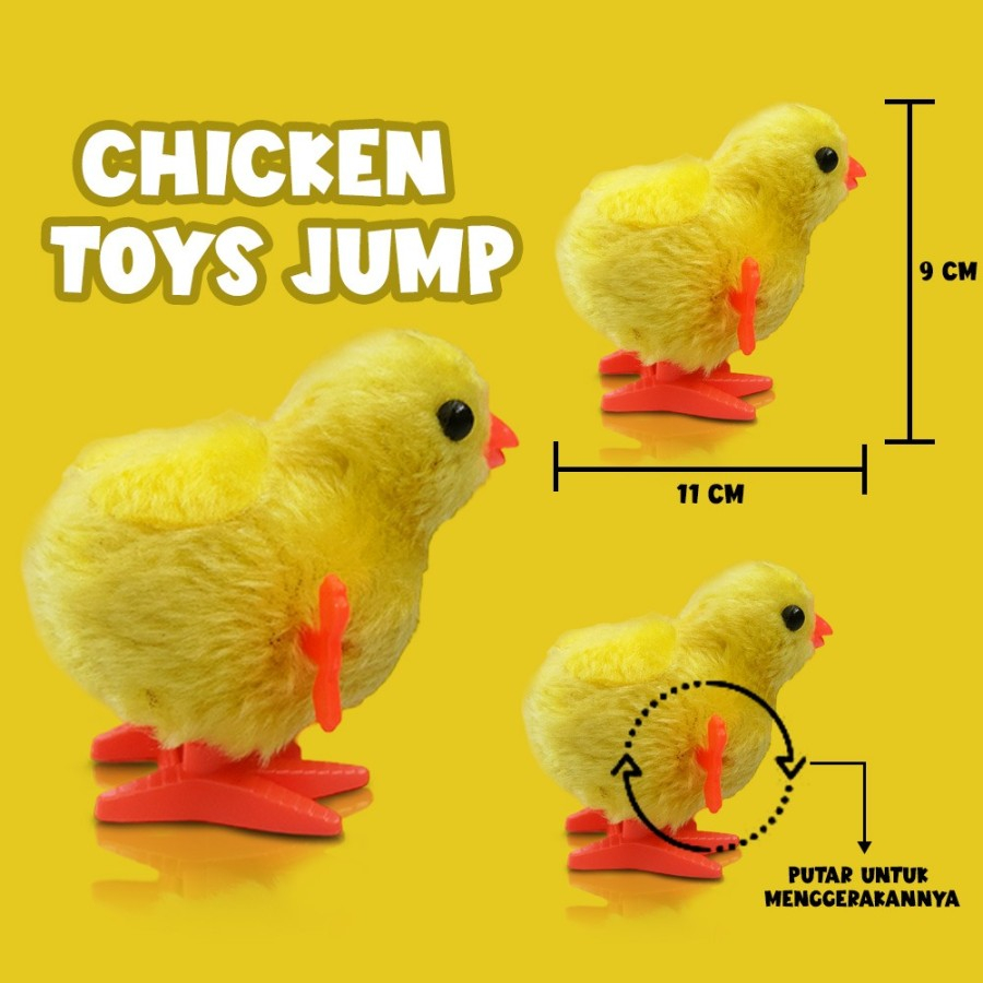 Jual Mainan Anak Ayam Bergerak Lucu - Anak Ayam Berjalan Tanpa Baterai ...