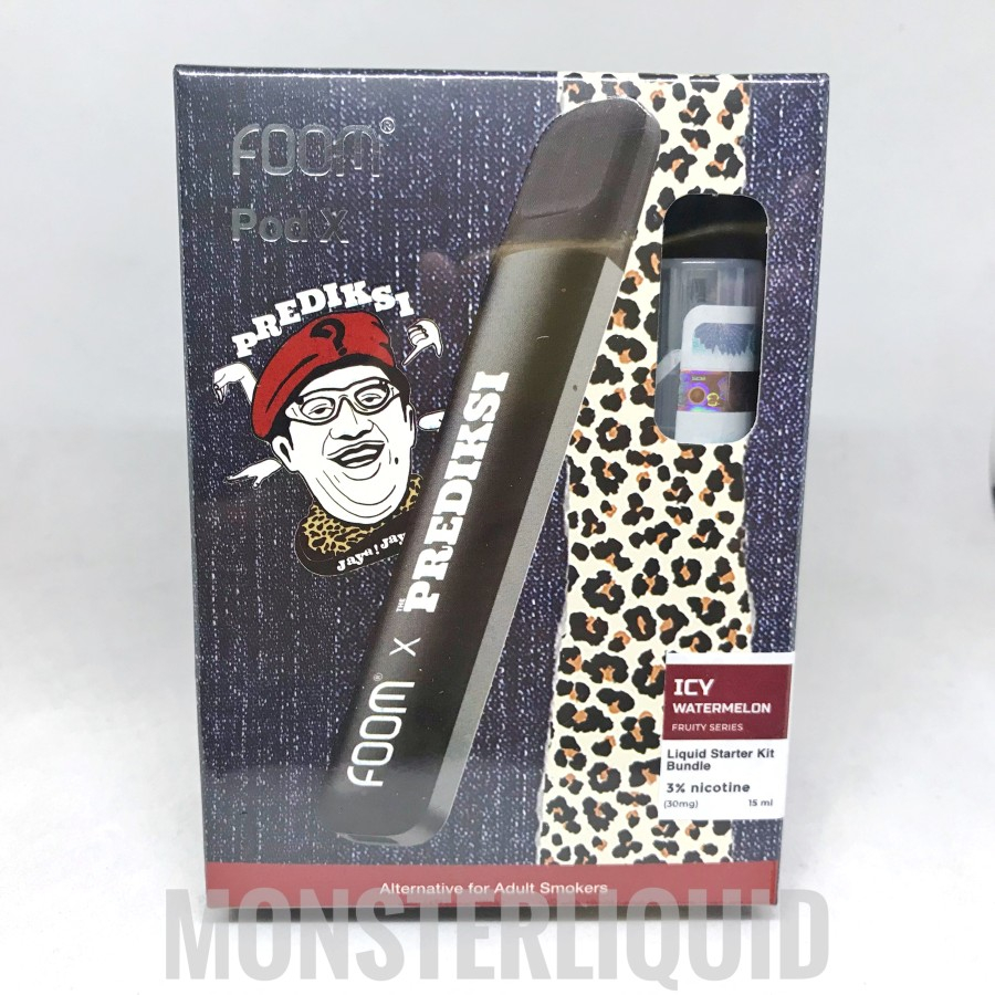 Jual FOOM X PREDIKSI POD KIT BUNDLING LIQUID 15ML BY FOOM LAB AUTHENTIC ...