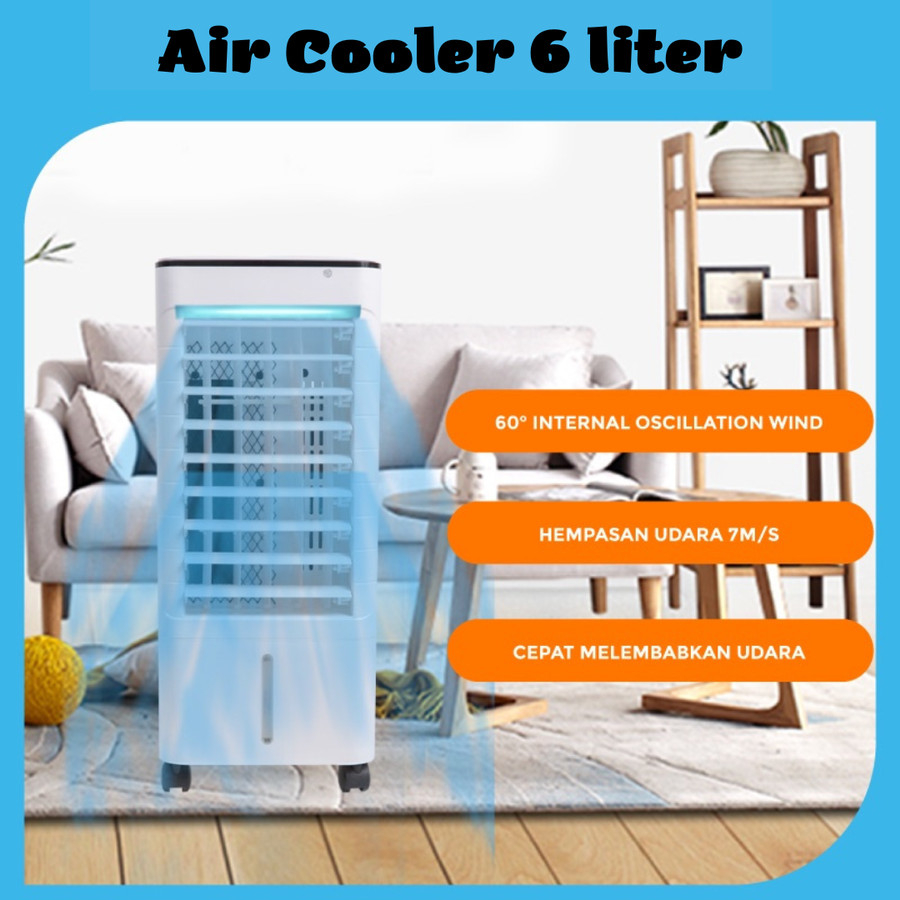 Jual Air Cooler Mini portable 6 Liter Ac Portable pendingin ruangan ...