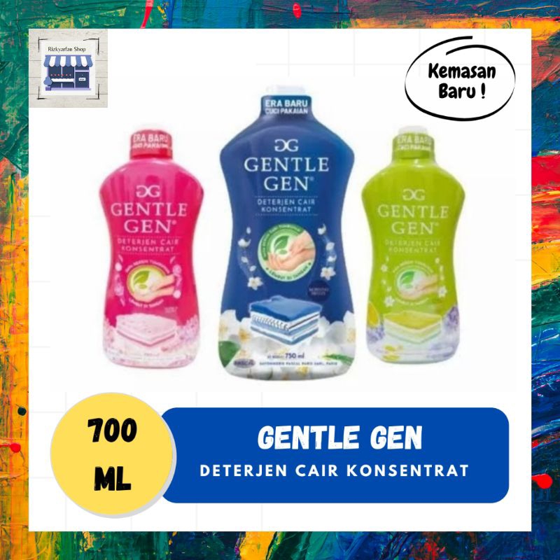 Jual GENTLE GEN Detergen Tumbuhan Cair Liquid 700ml 700 ml | Shopee ...