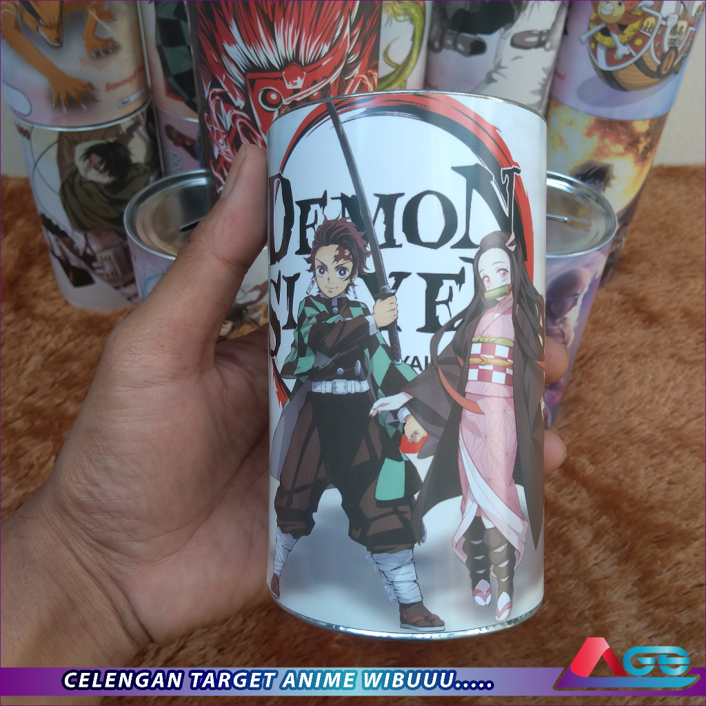 Jual Celengan Target Anime One Piece Naruto Demon Slayer Gojo Satoru ...