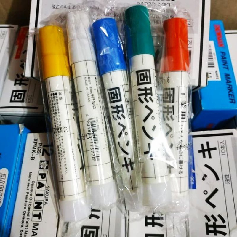 Jual Sakura Solid Marker For Steel Sepidol Spidol Penanda Besi Permanen ...