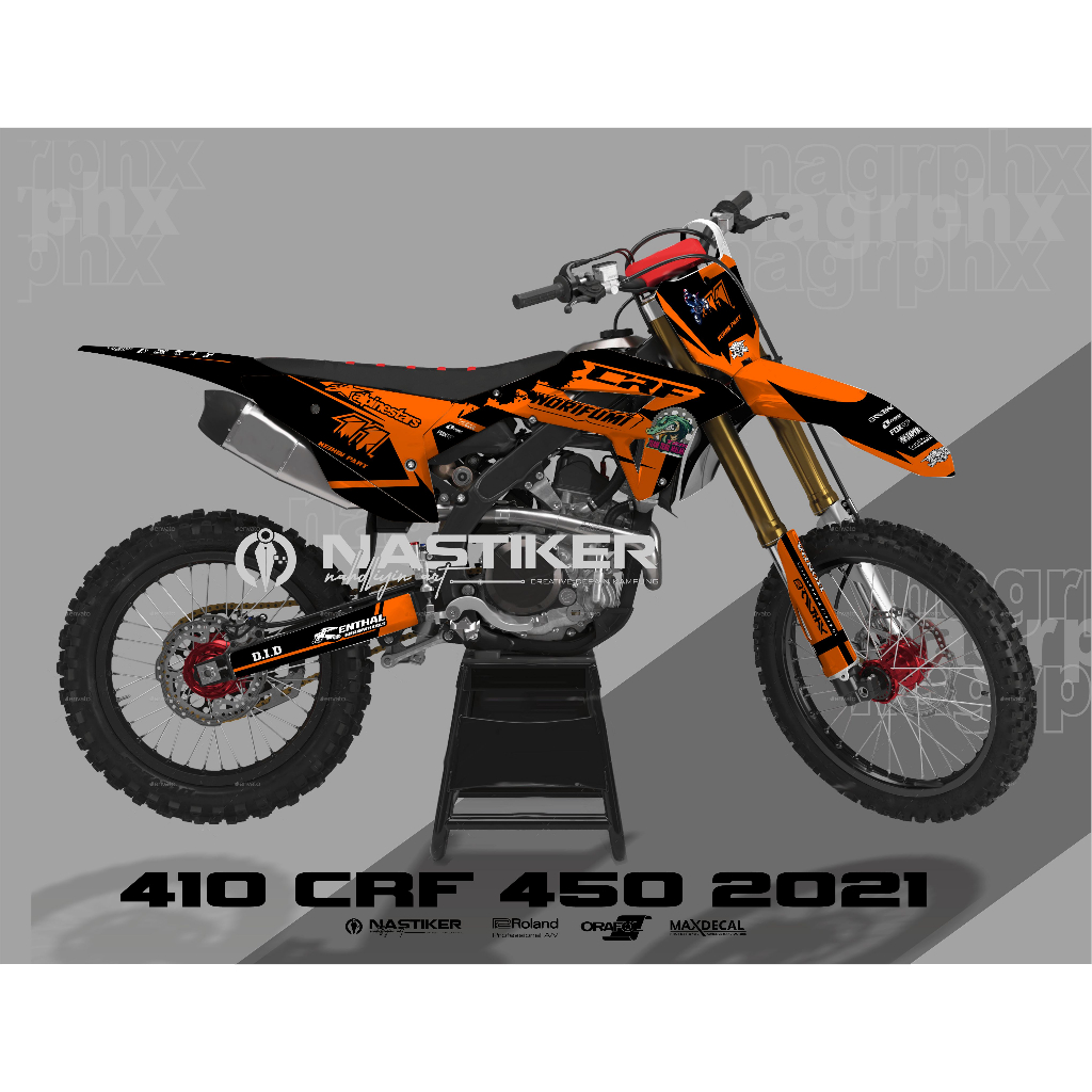 Jual decal crf fullbody decal crf 450r full body stiker decal crf 450 r ...