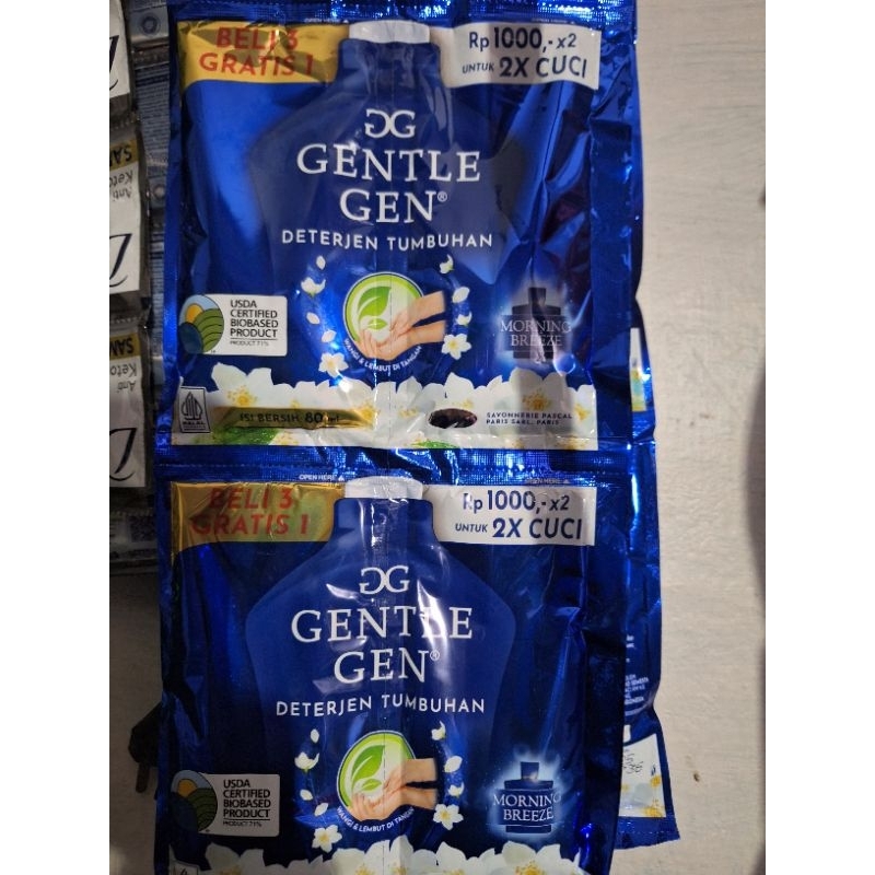 Jual Gentle Gen Deterjen Cair Sachet 80mL | Shopee Indonesia