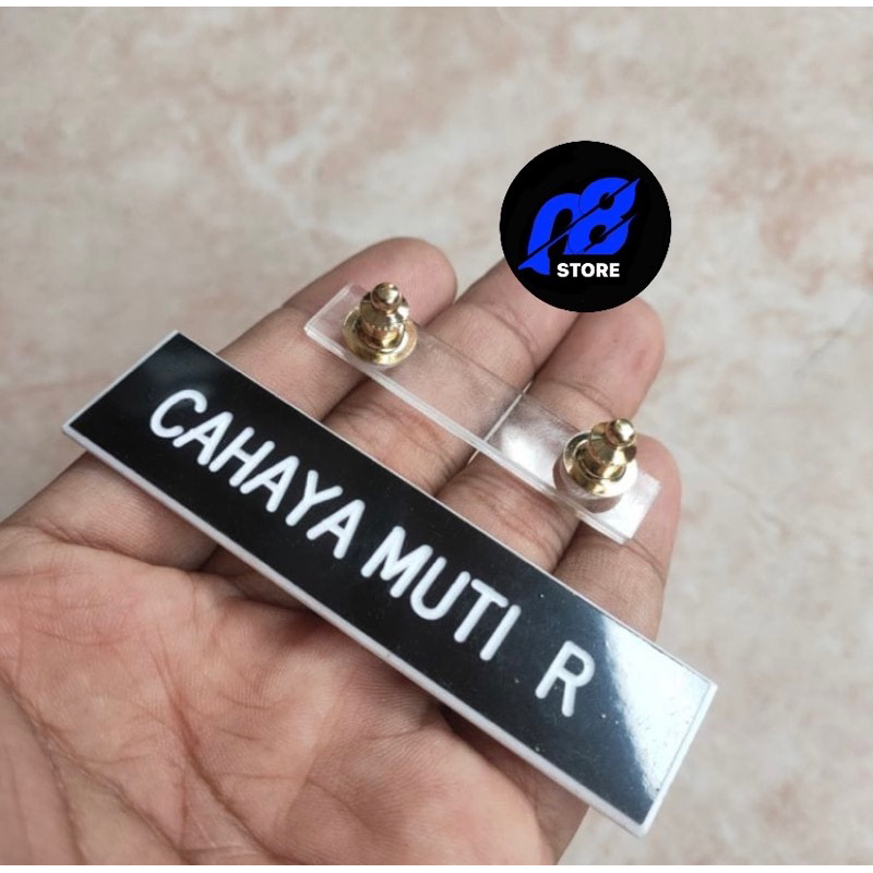 Jual PAPAN NAMA DADA AKRILIK NAME TAG DADA GRAVIR NAME TAG AKRILIK ...
