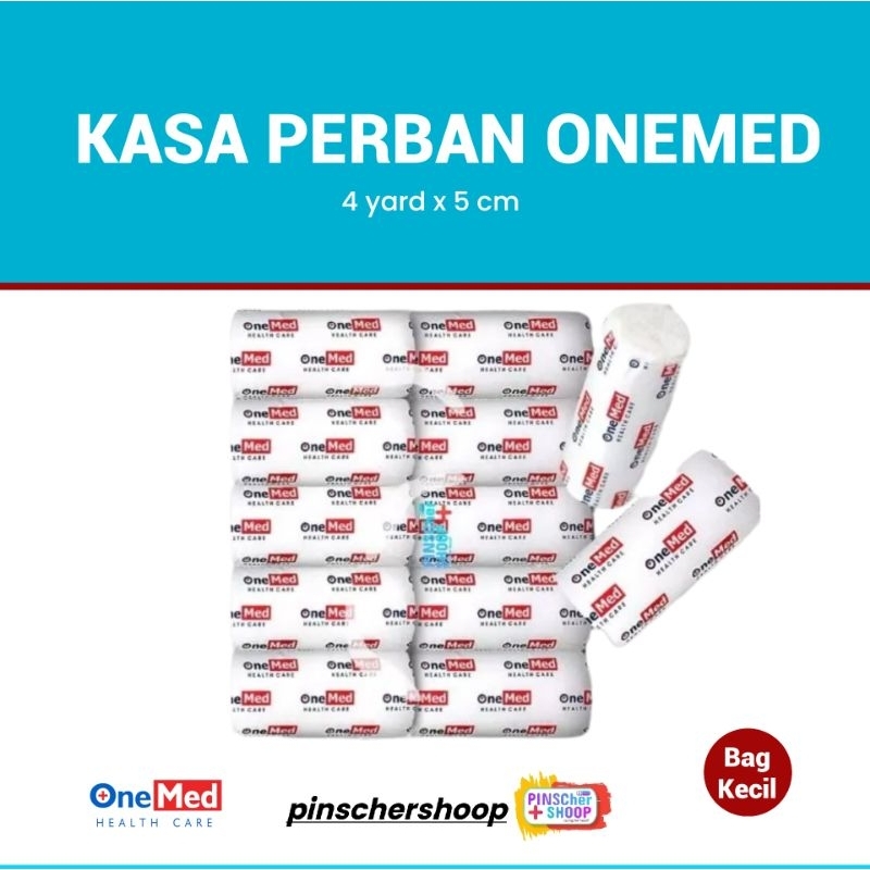 Jual Verban Kasa Onemed 5cm x 4yard Perban Gulung Pack 10 Roll | Shopee ...