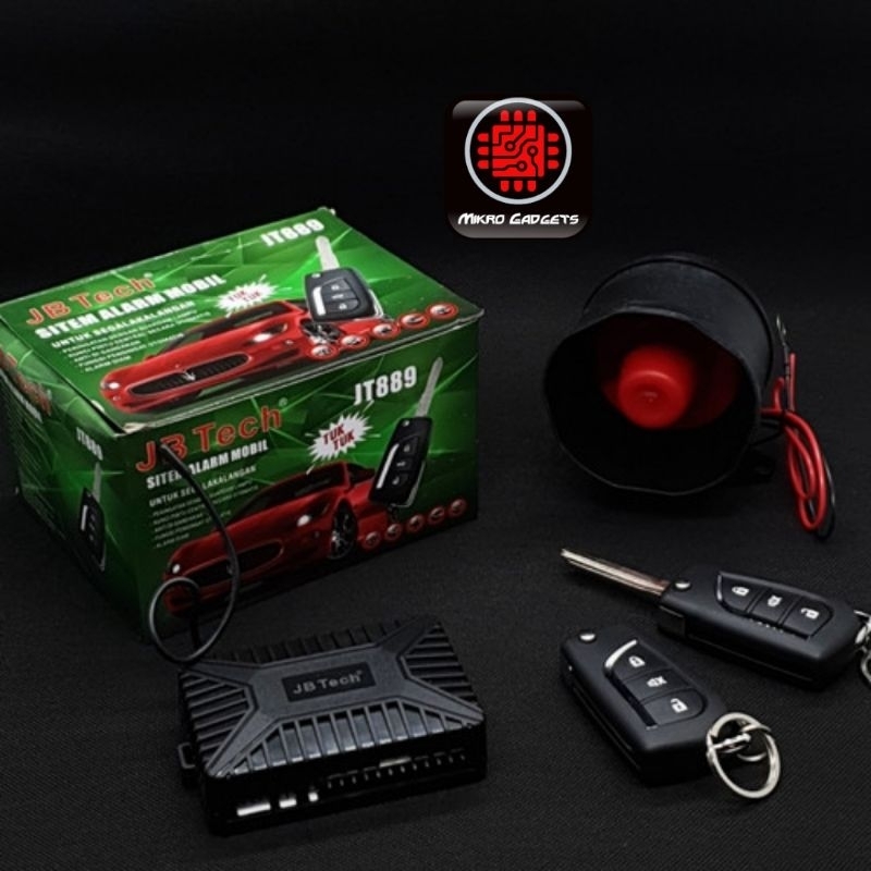 Jual Alarm Mobil Kunci lipat JB tech JT889 Model Innova Remote alarm ...