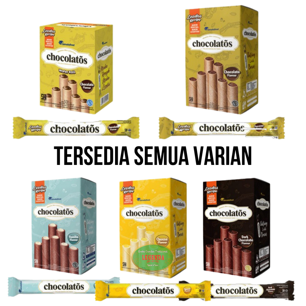 Jual Chocolatos Wafer Roll Semua Varian Rasa | Shopee Indonesia