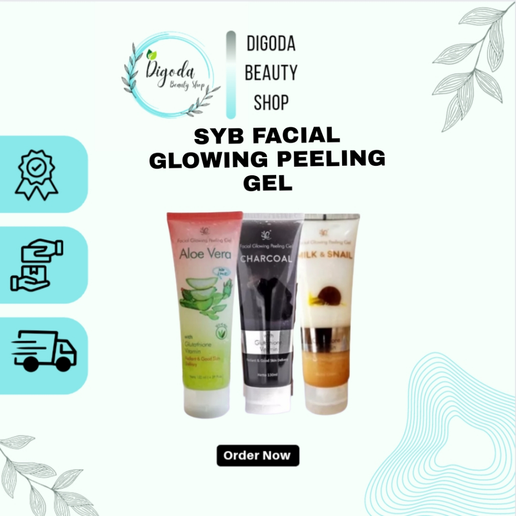 Jual SYB FACIAL GLOWING PEELING GEL ALL VARIAN 130ml | Shopee Indonesia
