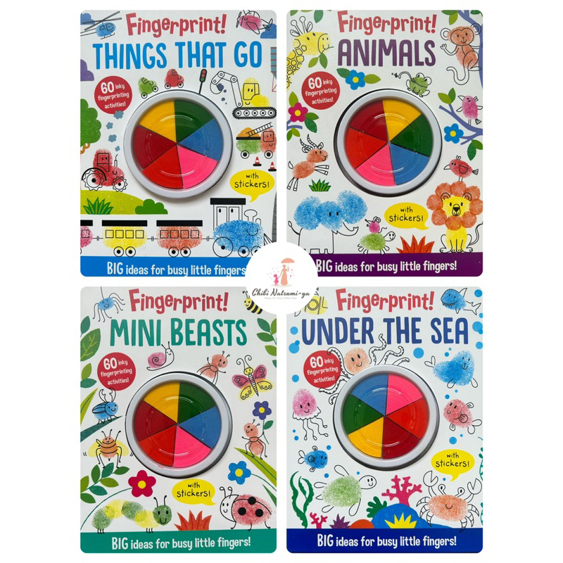 Jual Fingerprint Activity Book - Buku untuk Aktivitas Sensorik dan ...