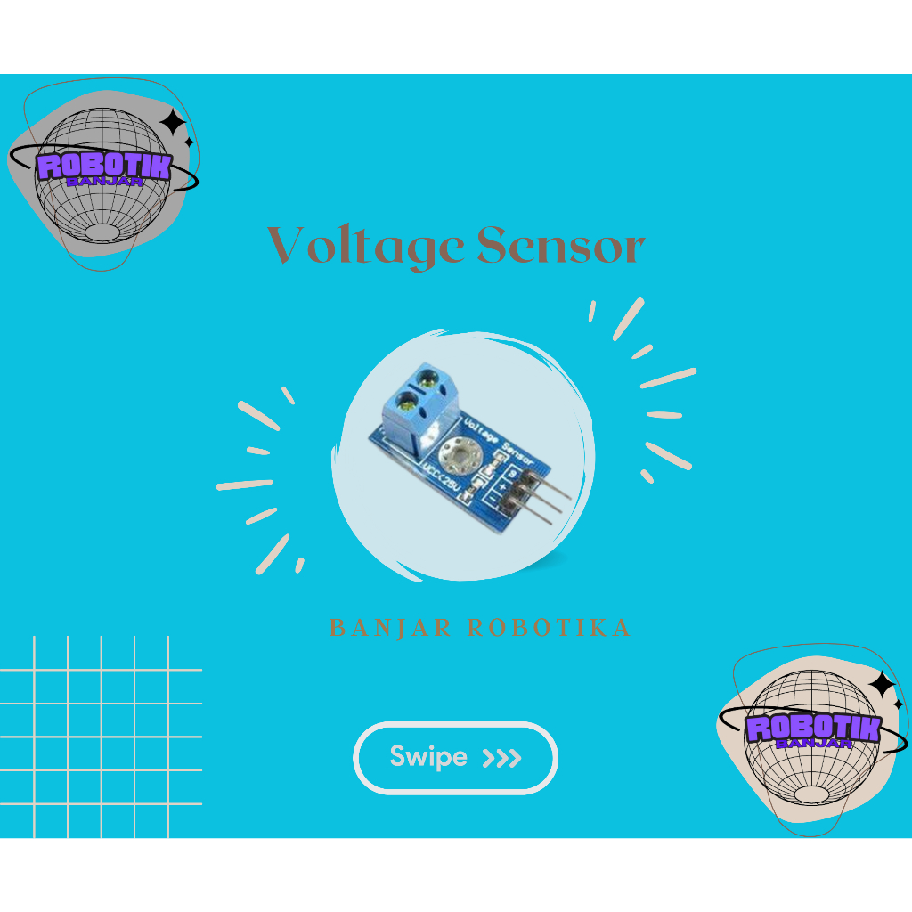 Jual Voltage Sensor Tegangan Dc 0 25v Arduino Sensor Shopee Indonesia