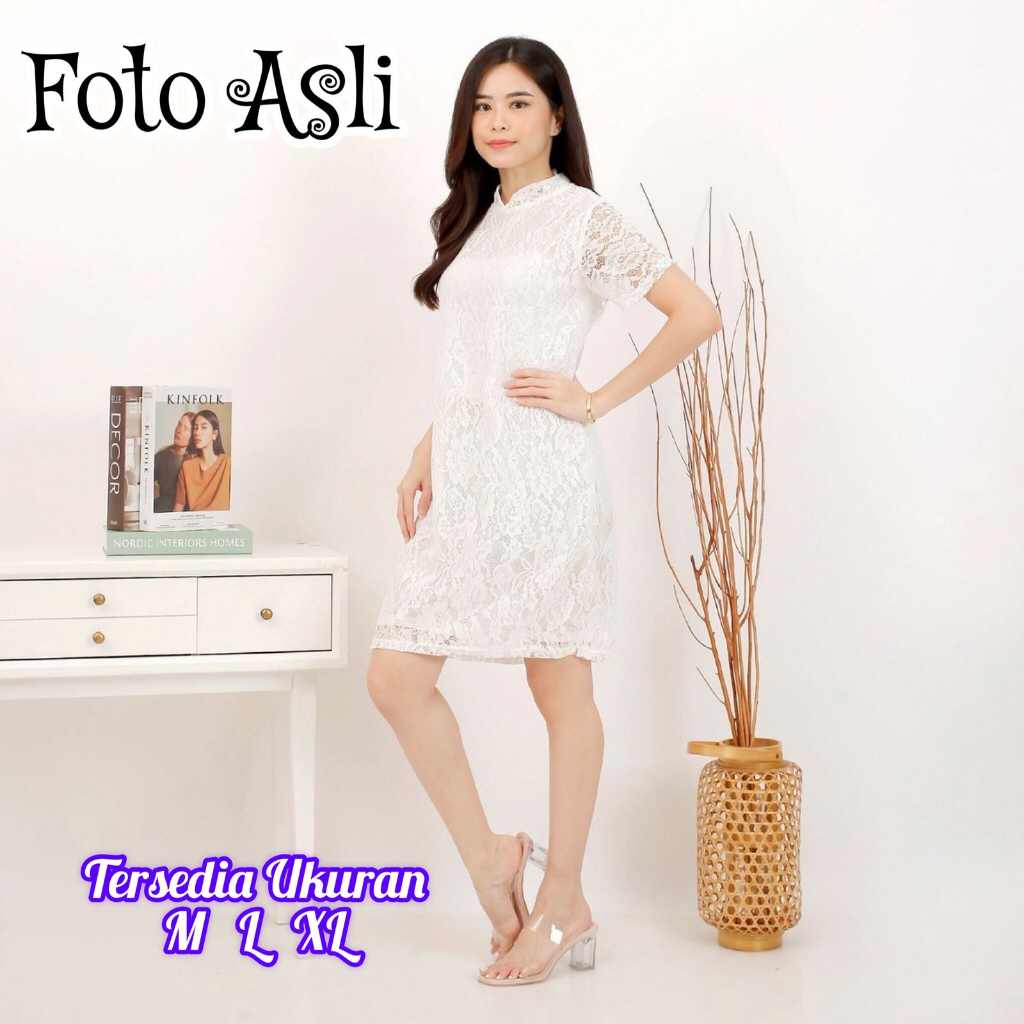 Jual Baju Pesta Wanita Dress Kondangan Drees Korean Style Acara Gereja ...