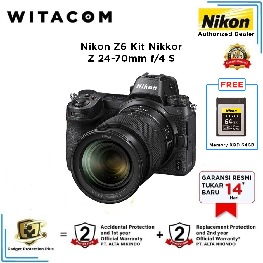 Jual Nikon Z6 Kit Z 24-70mm f/4 S | Shopee Indonesia