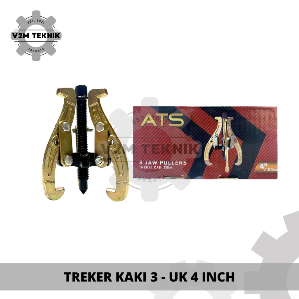 Jual ATS Treker Kaki 3 Ukuran 4 Inch / 3 Jaw Puller 4" / Trekel 3 Kaki ...