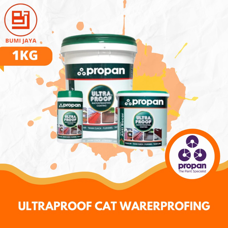 Jual Cat tembok waterproofing Ultraproof UPR 960 Propan 1kg | Shopee ...
