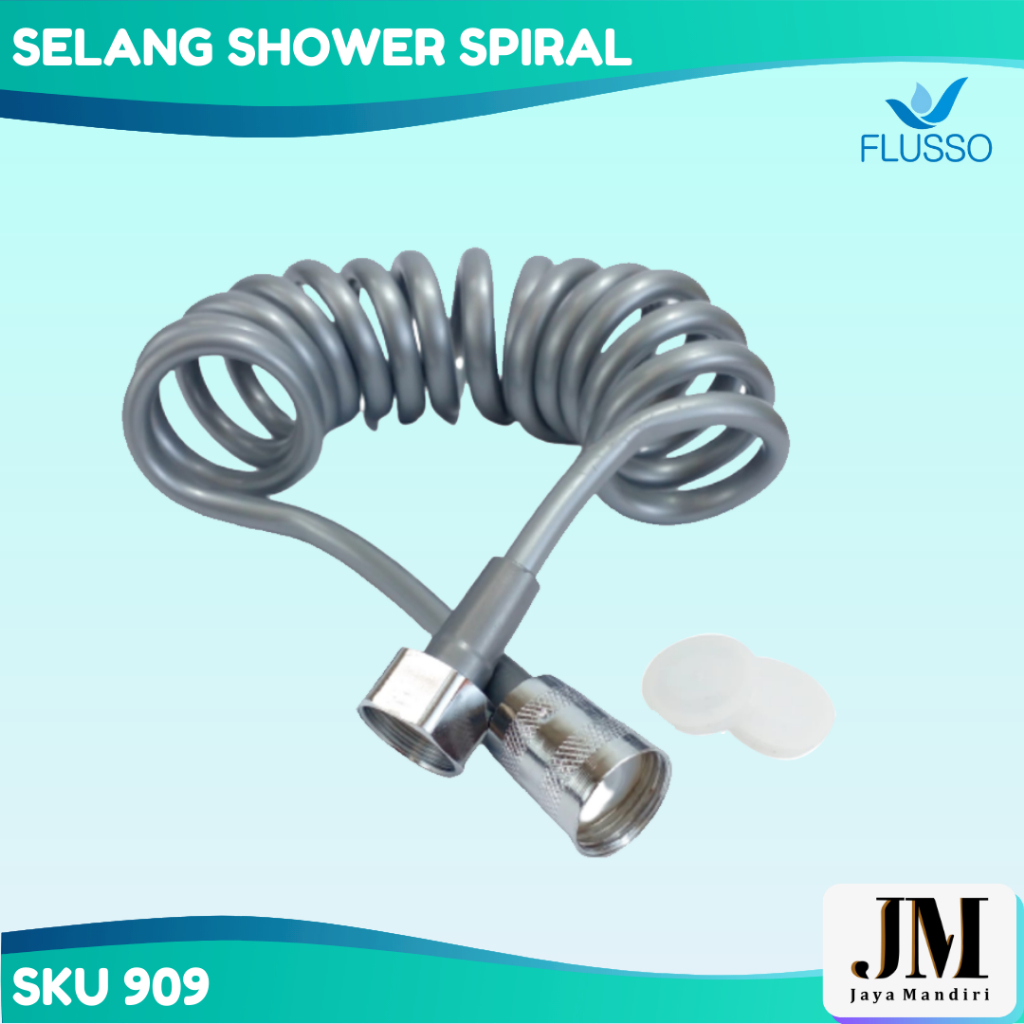 Jual Flusso Selang Shower Ulir / Selang Jet Shower Spiral / Selang ...