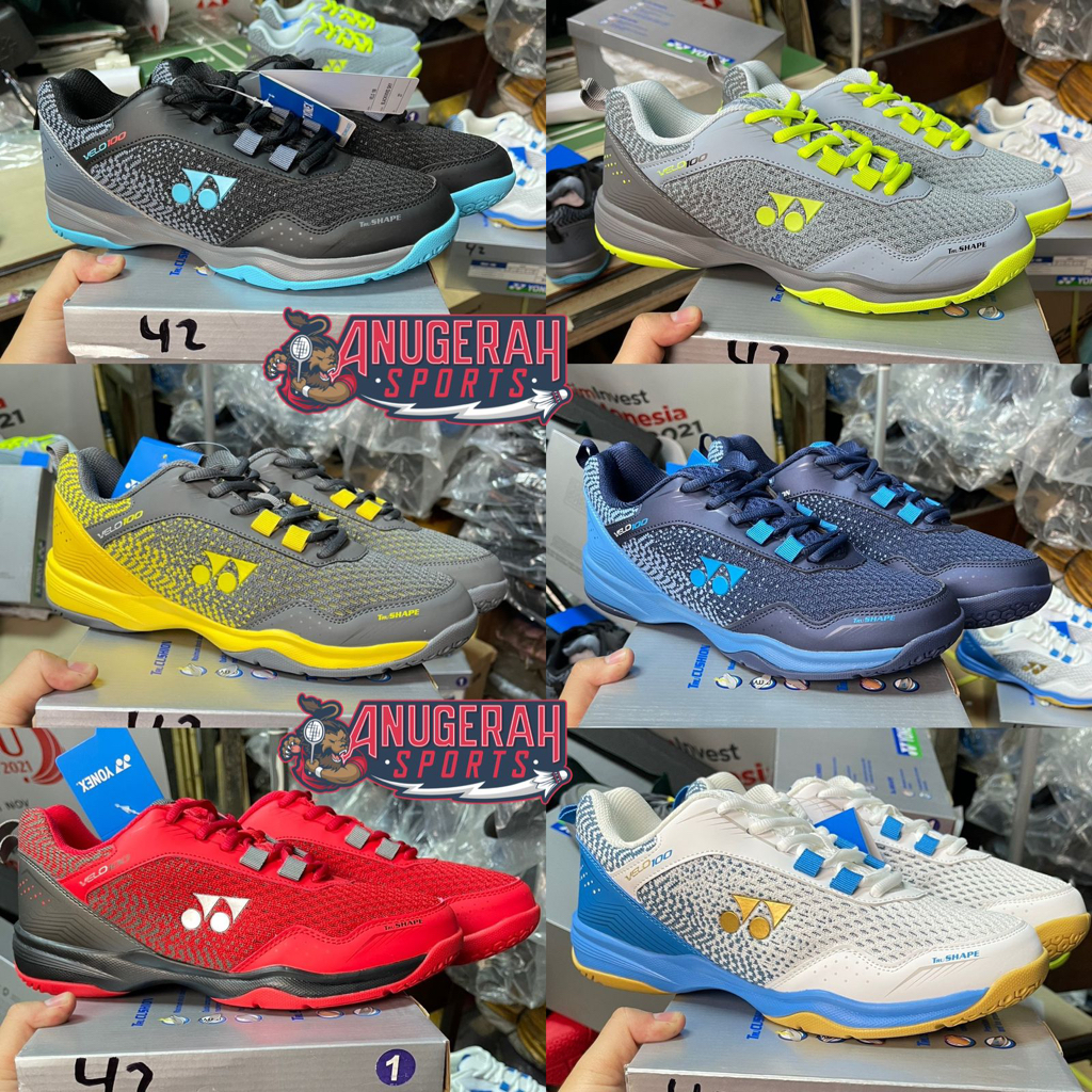Jual Sepatu Badminton YONEX VELO -100 JR ORIGINAL (khusus ukuran kecil) | Shopee Indonesia