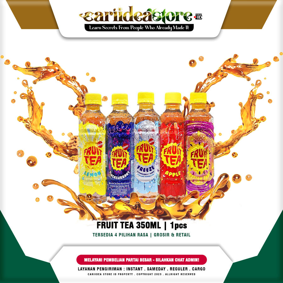 Jual Fruit Tea Botol 350ml | 6 Varian Rasa | Shopee Indonesia