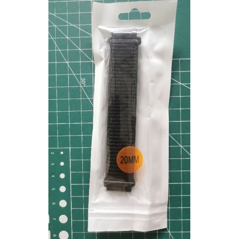 Jual Univeral Nylon Velcro Strap, 20mm, Hitam (tali jam) | Shopee Indonesia