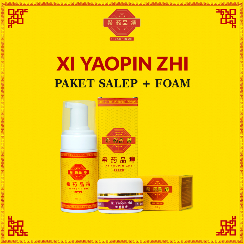 Jual XI YAOPIN ZHI Paket Foam dan Krim Cream Saleb Wasir dan Salep ...