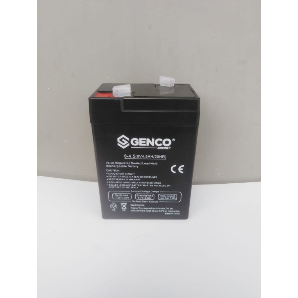 Jual Baterai Battery UPS Aki Kering VRLA Genco 6V 4.5AH 6V4.5AH Batre ...